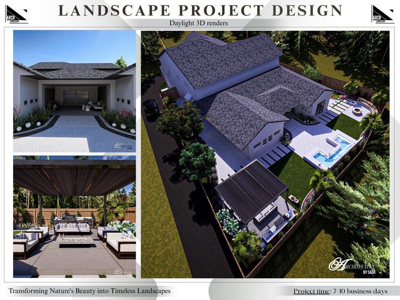 Custom Landscape Design | Full Garden Makeover | Backyard & Front Yard ...