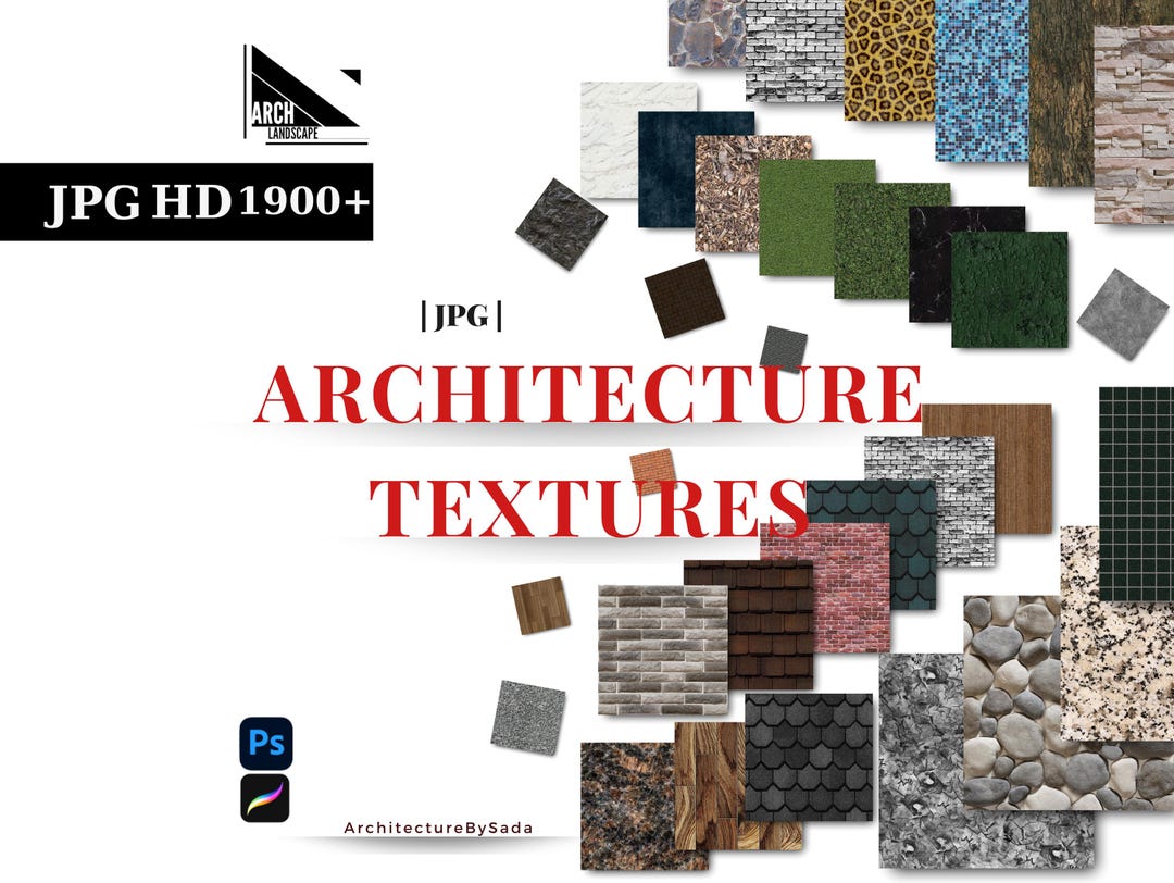 Texture Pack Mega 1,900+ for Photoshop & Procreate | All-in-one Design ...