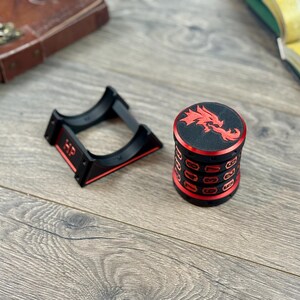 3D Printed Life Counter With Hidden Storage - Customizable RPG Health ...