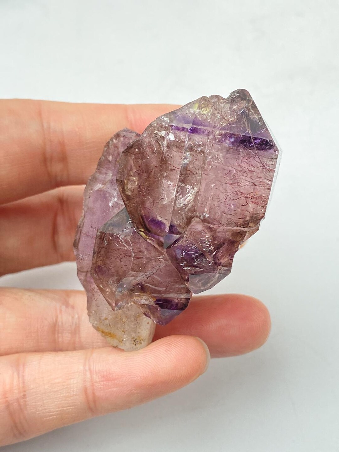 Super Seven (melody's Stone) Cluster - Amethyst Cacoxenite Quartz ...