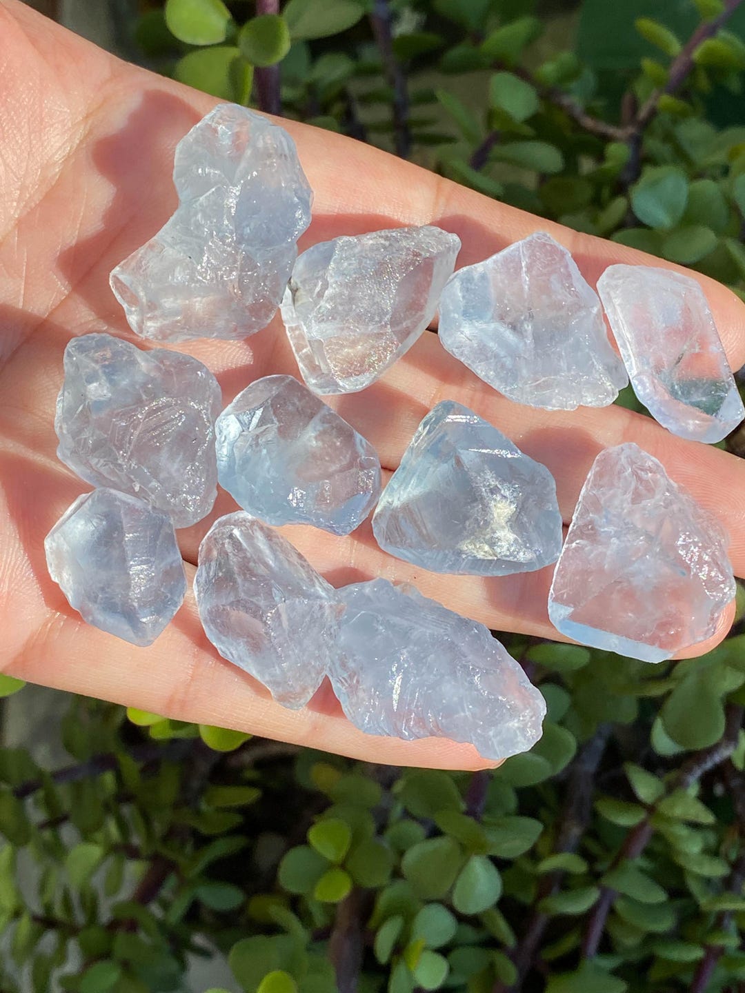 Raw Blue Topaz , Rough Gemstone for Jewelry Making , Healing Crystal ...