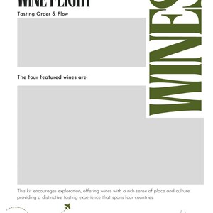 Vines Less Traveled - Wine Tasting Guide - Digital Download - Etsy