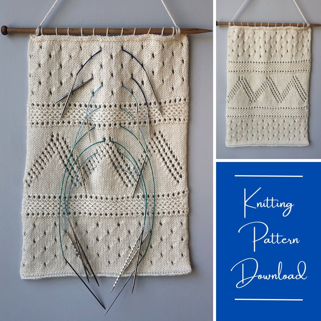 Knitting Needle Holder Pattern, Plot Twist Knitting Pattern - Etsy
