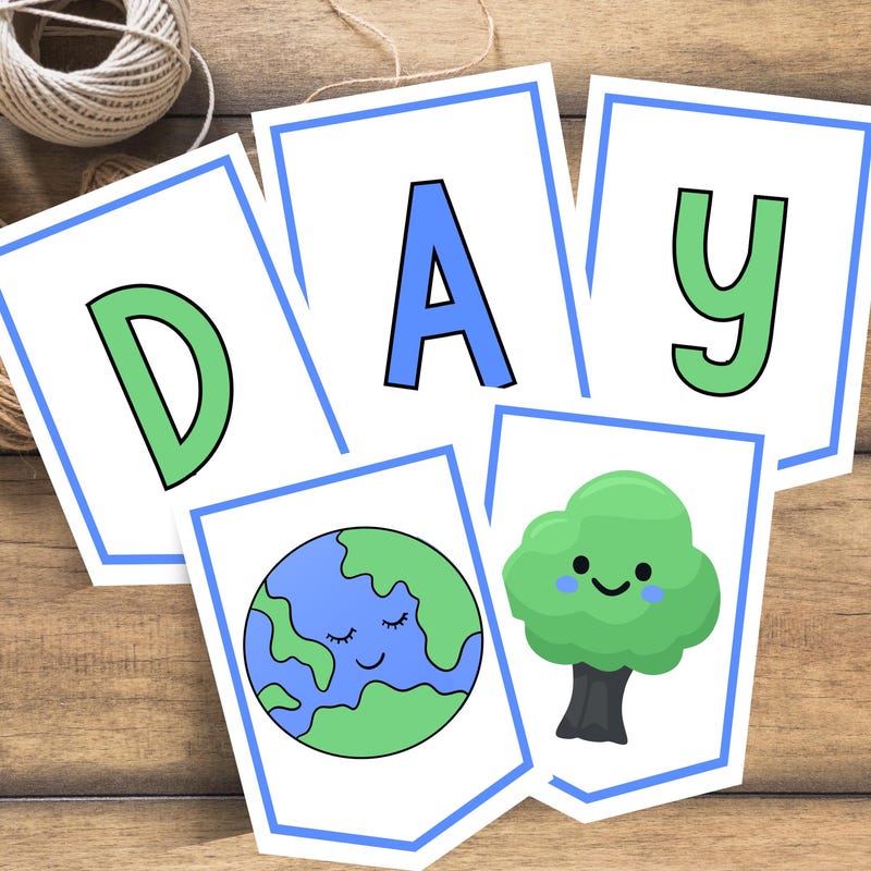 Earth Day Banner - Etsy