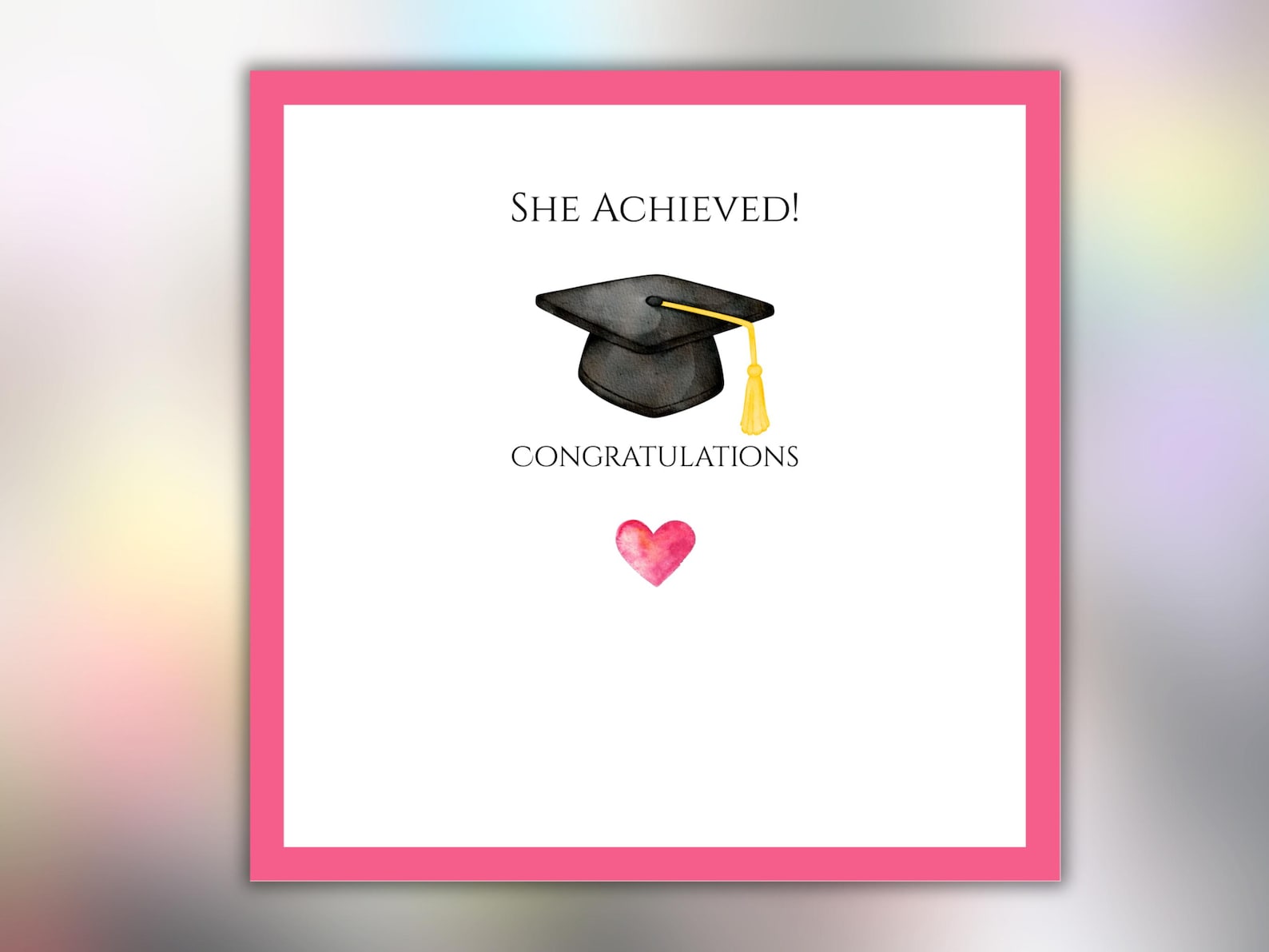 Graduation Card for Her, Girl Graduation Card, Niece Graduation ...