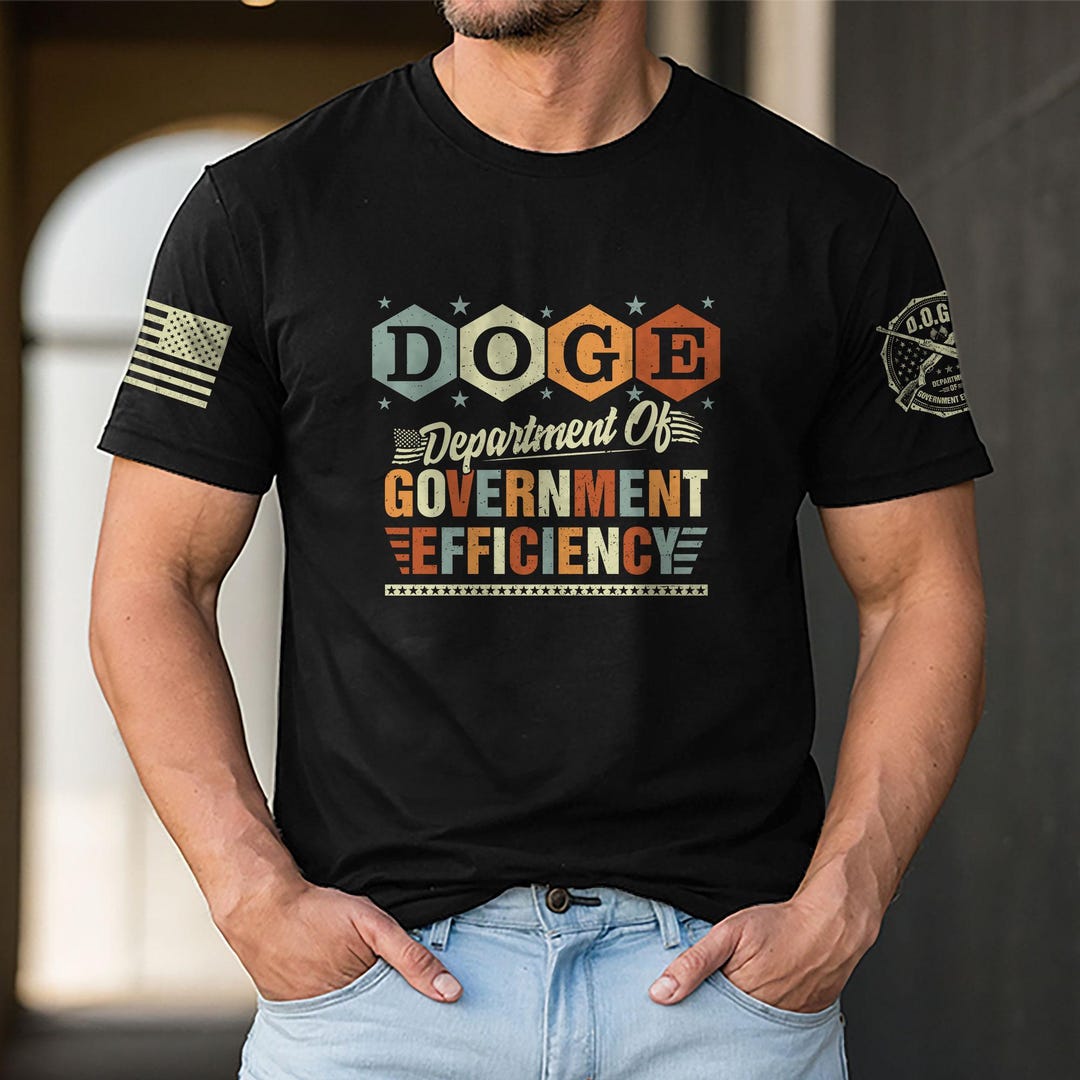 Doge Department of Government Efficiency Shirt, Doge Shirt, Patriotic ...