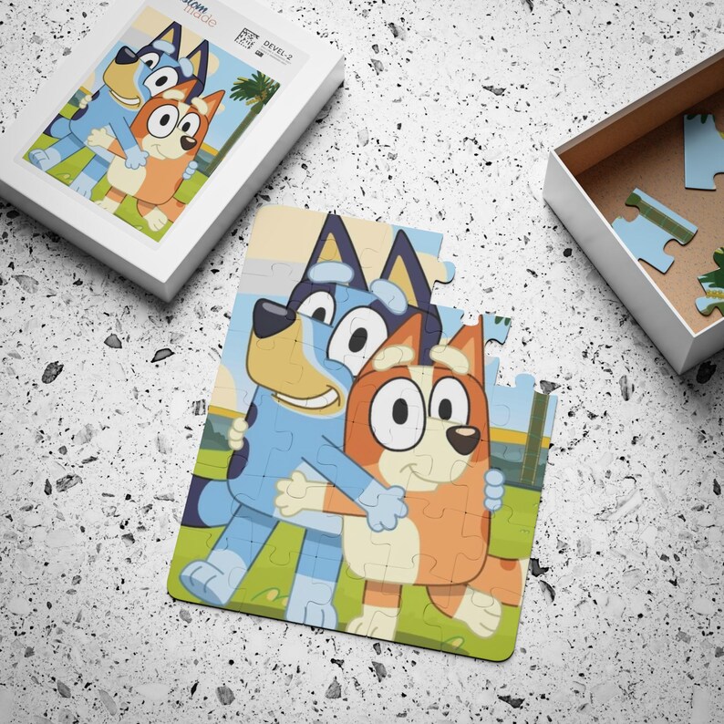 Bluey Bingo Kids Puzzle, 30-piece Fun Jigsaw Game for Children ...