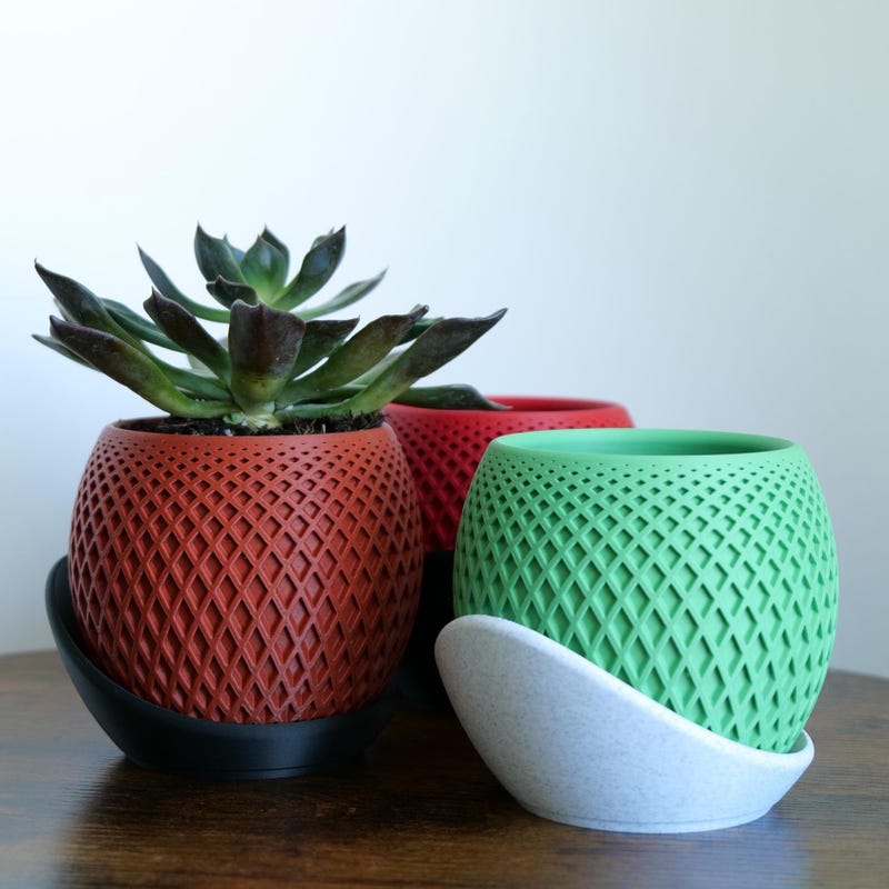 3d Printed Planter - Etsy