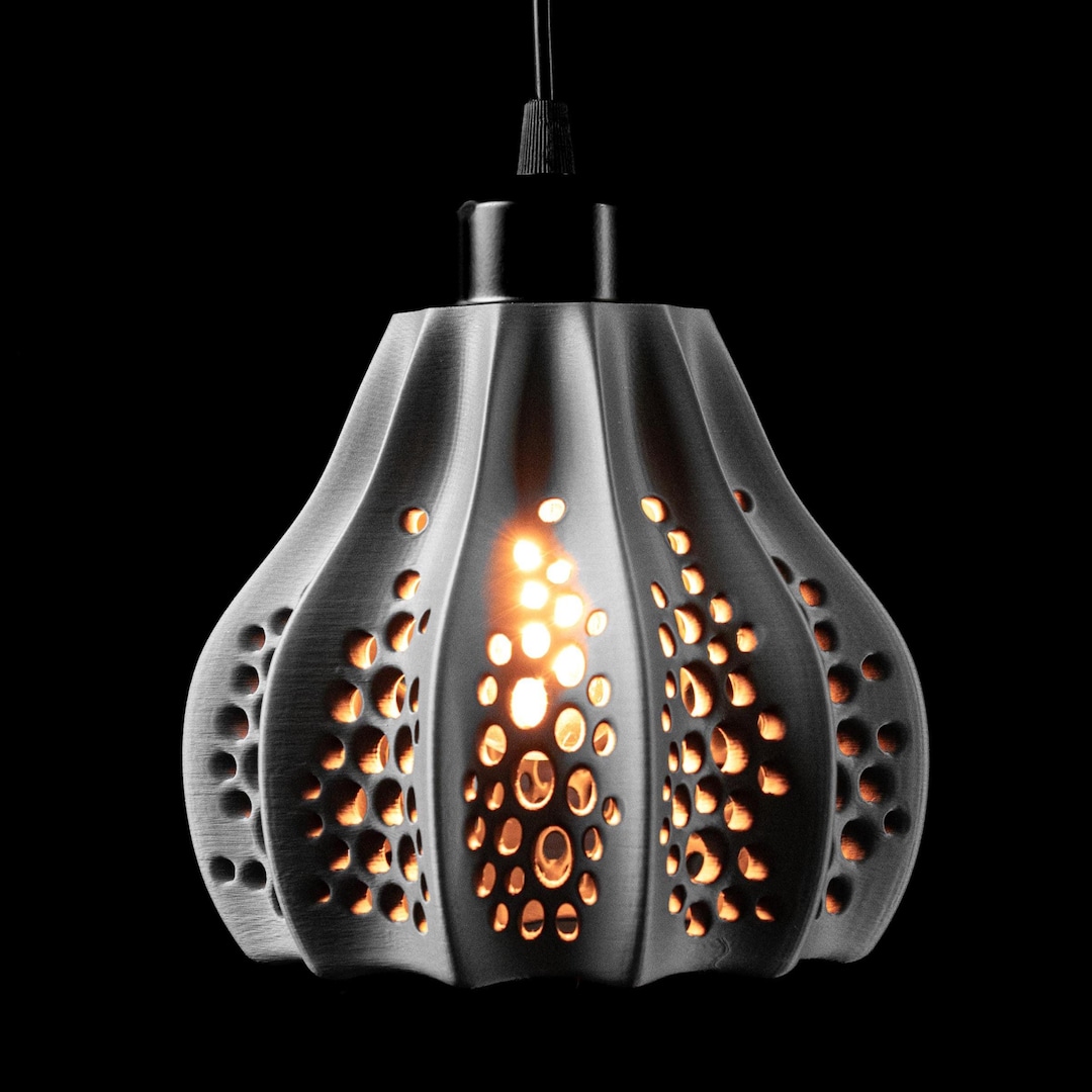 3D Printed Pendant Light: Modern Geometric Hanging Lamp - Etsy