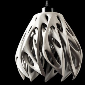 3D Printed Pendant Light: Modern Geometric Hanging Lamp Shade - Etsy