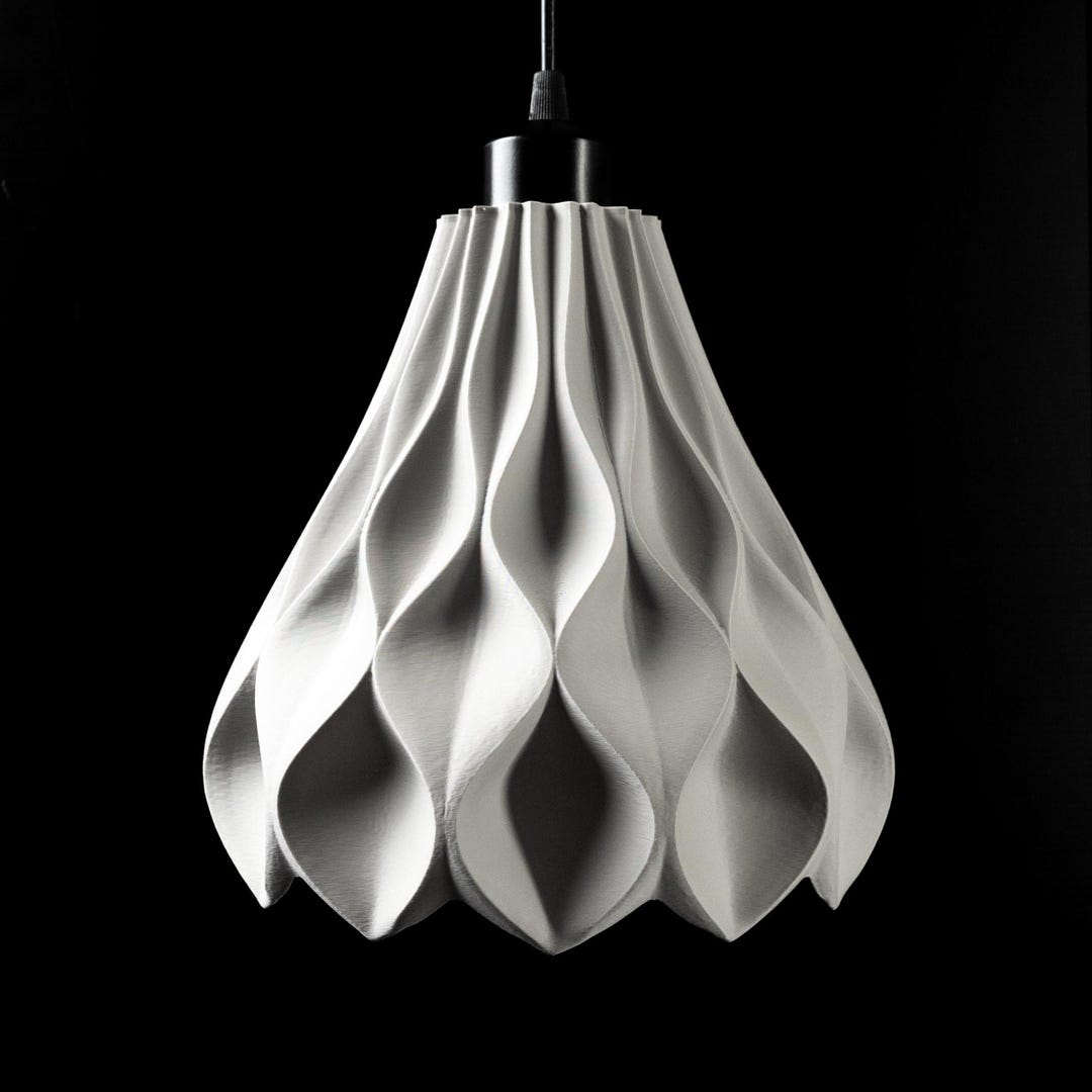 Modern Pendant Lights | the Abyssal Two Modern 3D Printed Lamp Shade ...