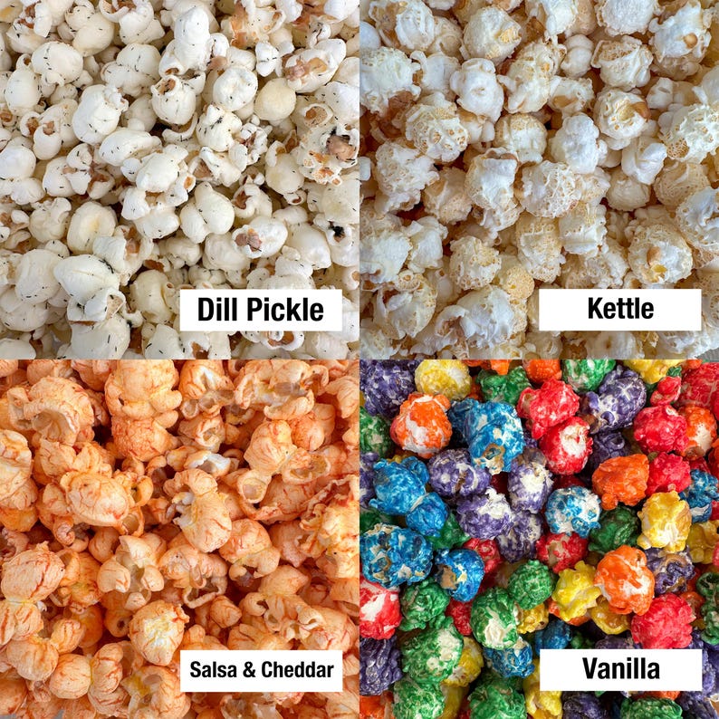Popcorn Included Party Favors | Customized Popcorn Favors | Coquette ...