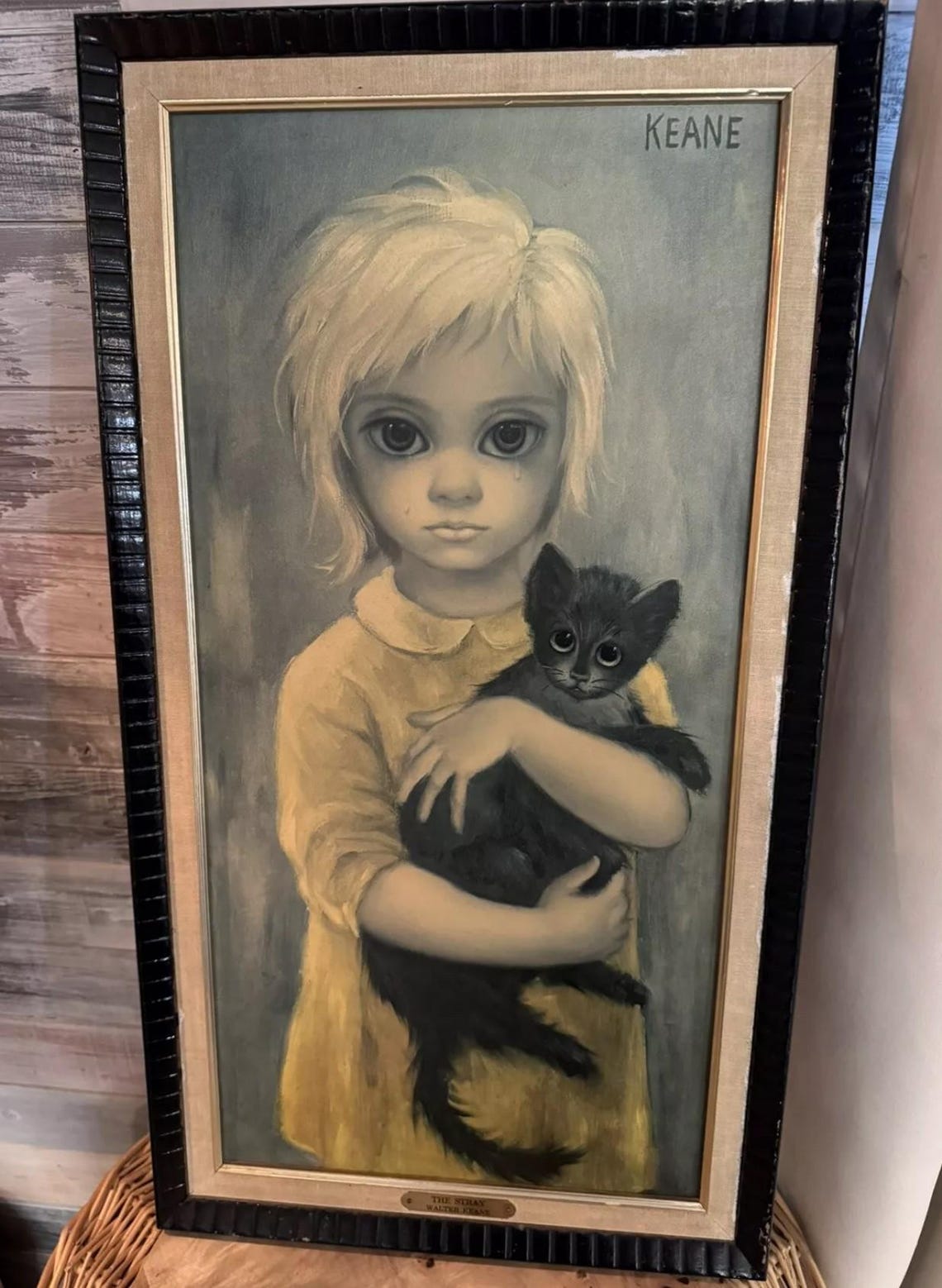 Vintage Margaret Keane the Stray No Dogs Allowed Original Turner Frame - Etsy