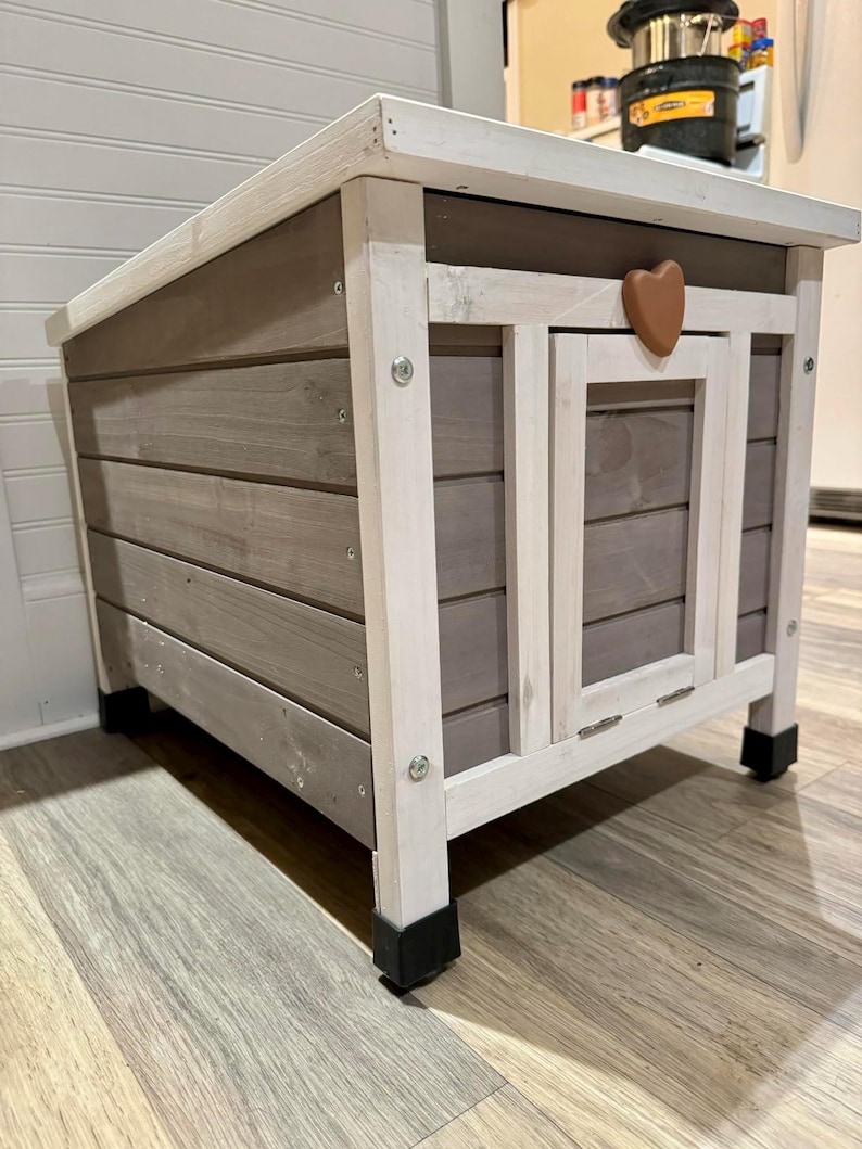 Outdoor Cat House | Weatherproof Wooden Hutch for Cats, Rabbits & Small ...
