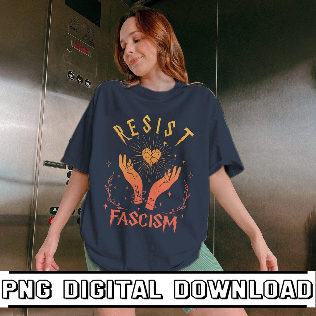 Resist Fascism PNG SUBLIMATION DOWNLOAD, Women Resist Png, Feminist ...
