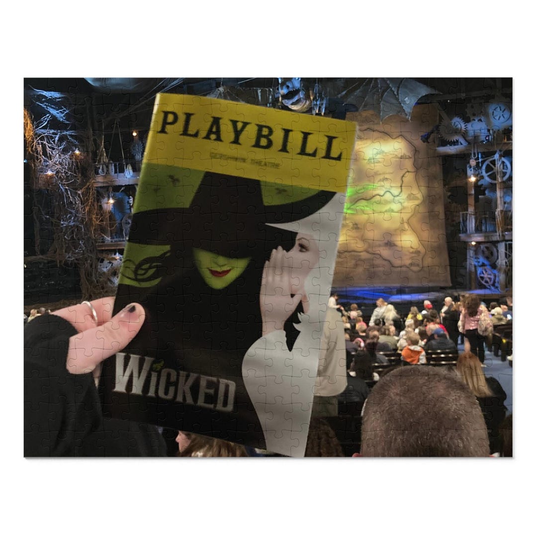 Broadway Playbill Puzzle: Custom Jigsaw With Tin, Theater Lover Gift - Etsy