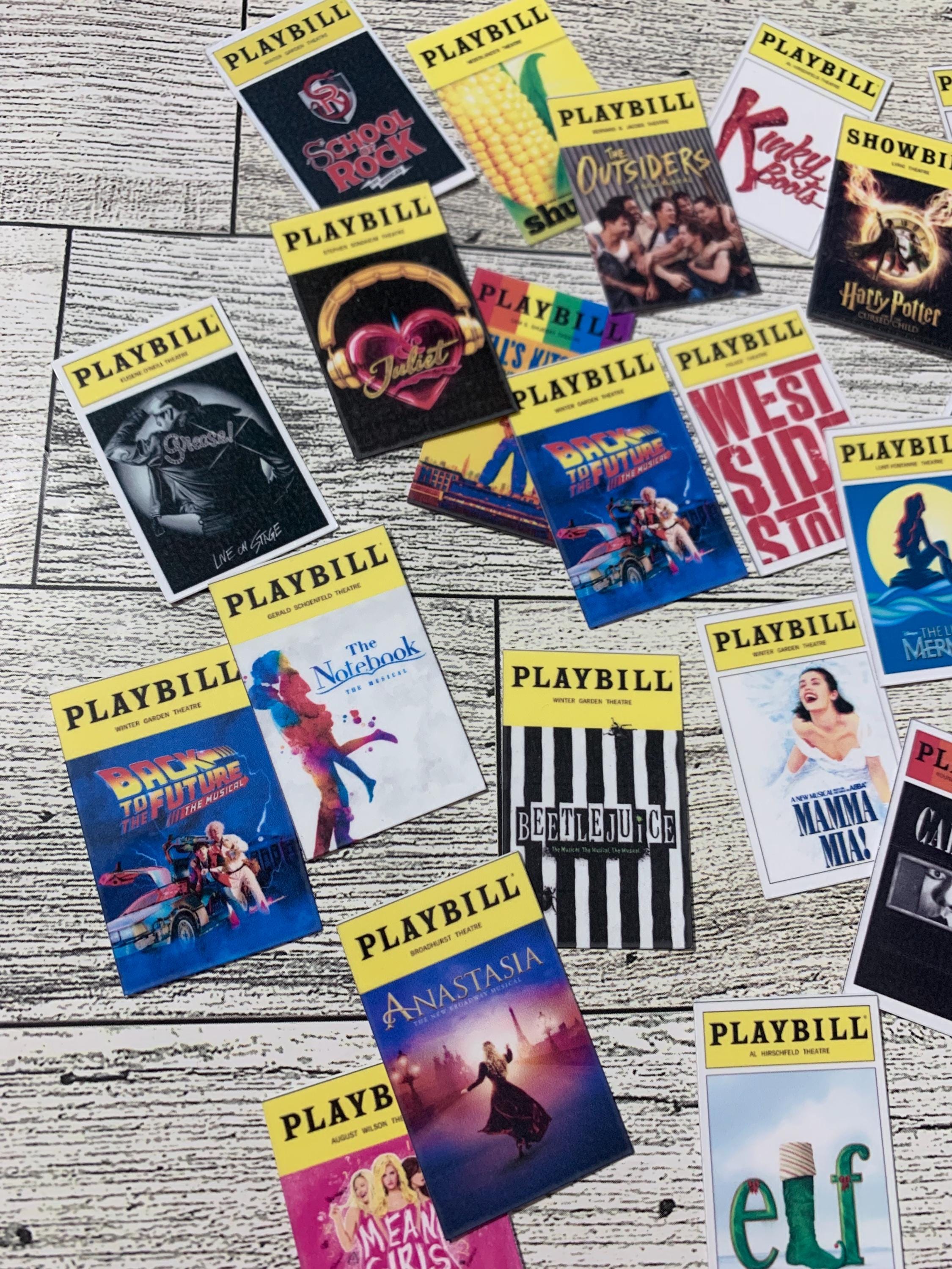 Broadway Playbill Custom (15) Stickers. Custom 15 Stickers to Any ...