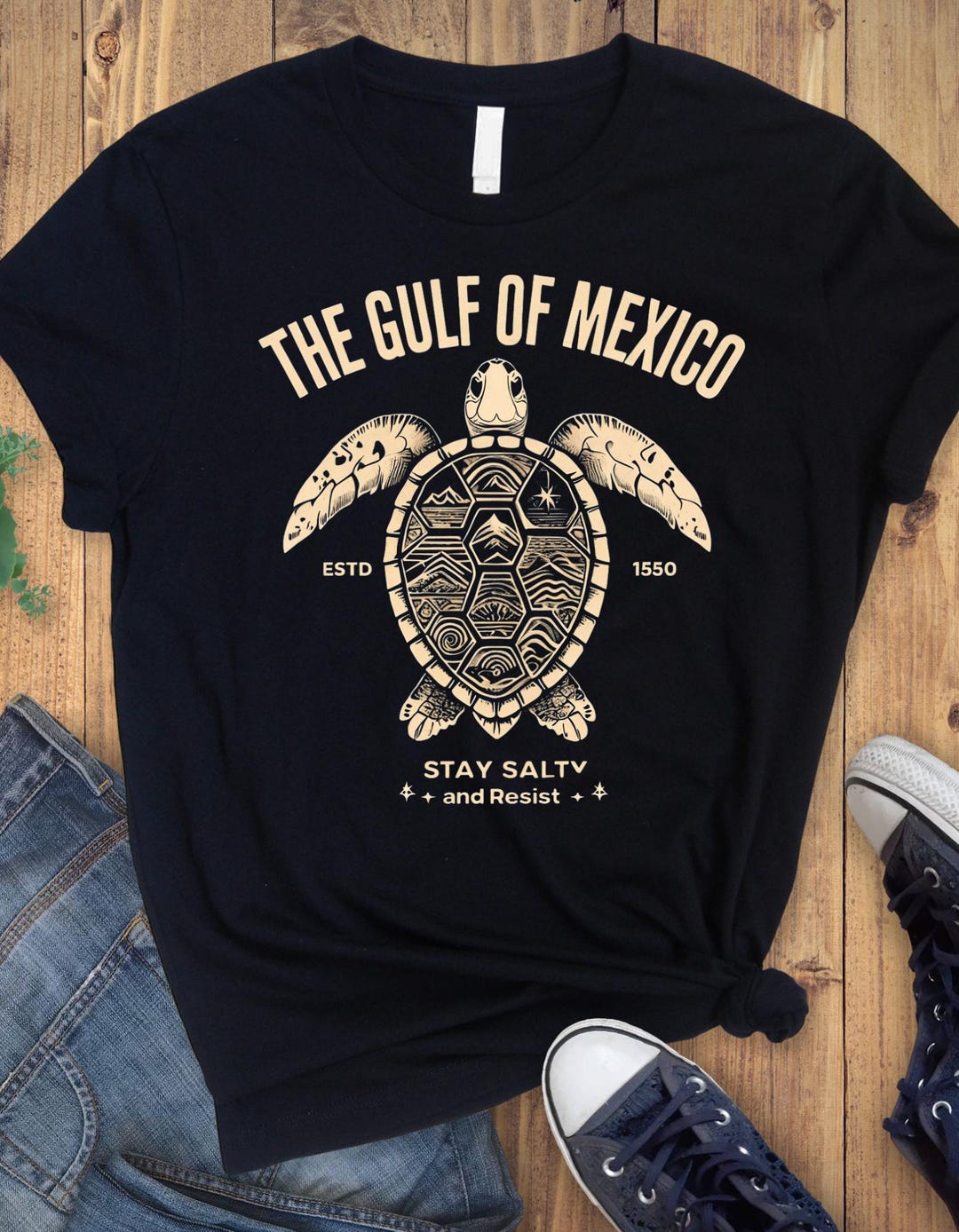 Gulf of Mexico Stay Salty Turtle PNG File. Turtle Design, Stay Salty ...