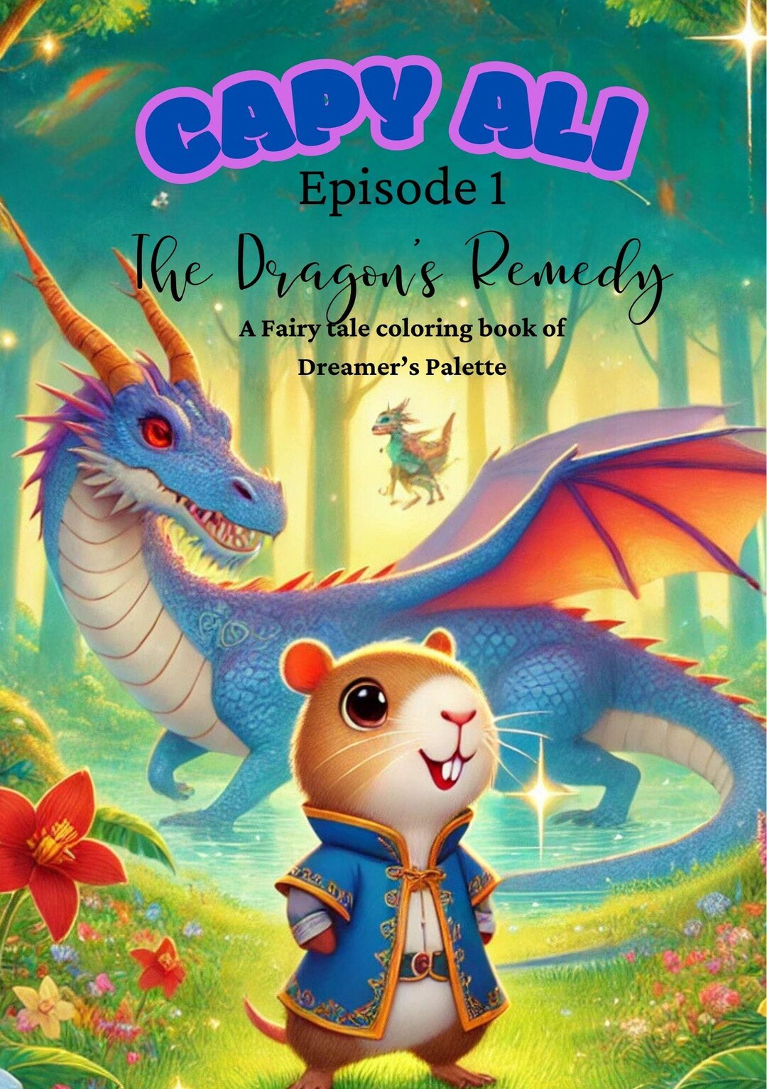 Capybara Coloring Book for Kids- Capy Ali's Adventures Episode 1:the ...