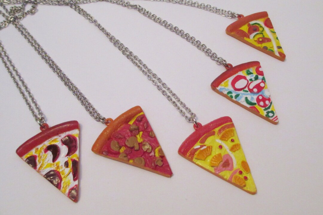 Pizza Necklace - Etsy