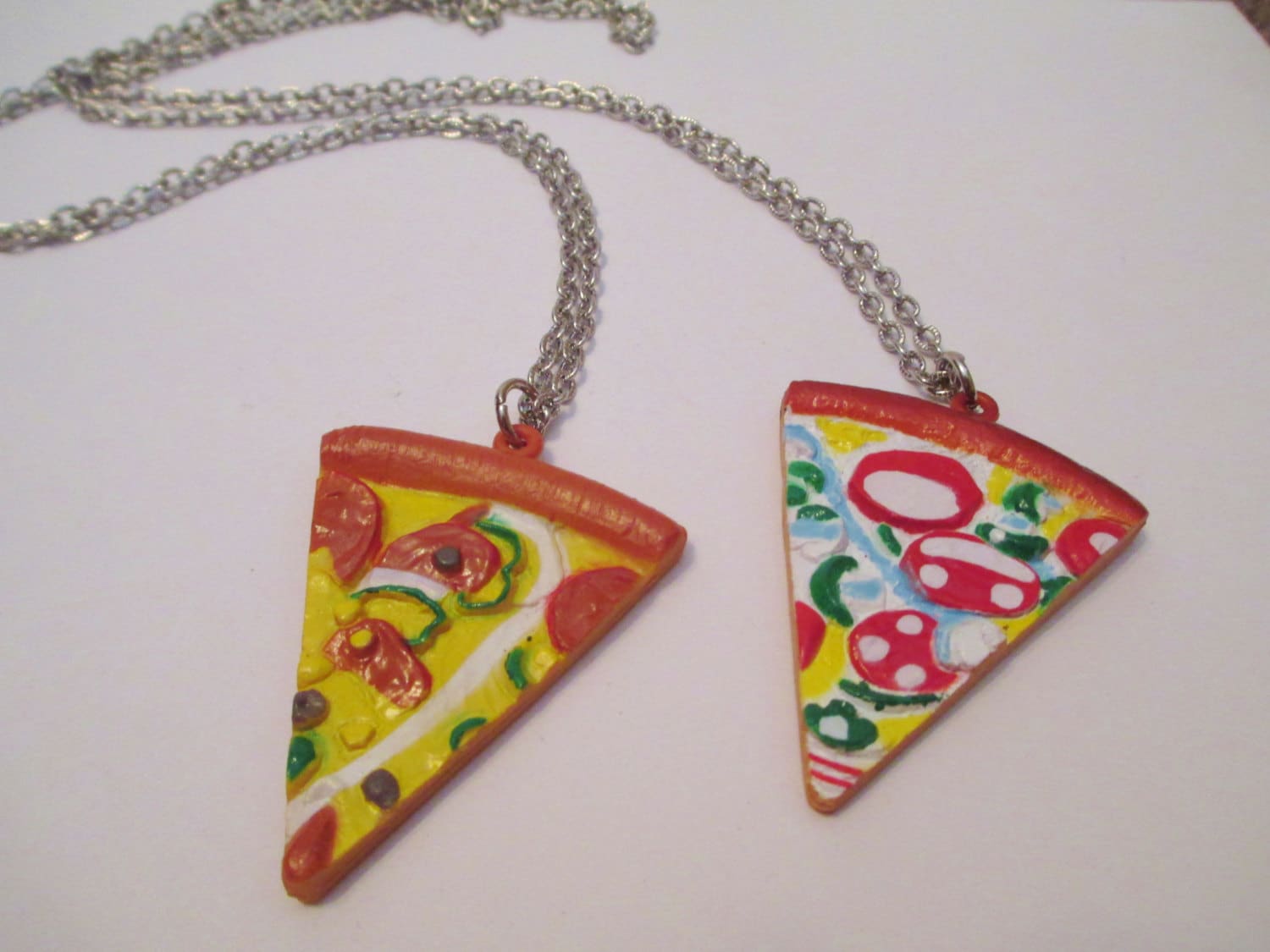 Pizza Necklace | Etsy