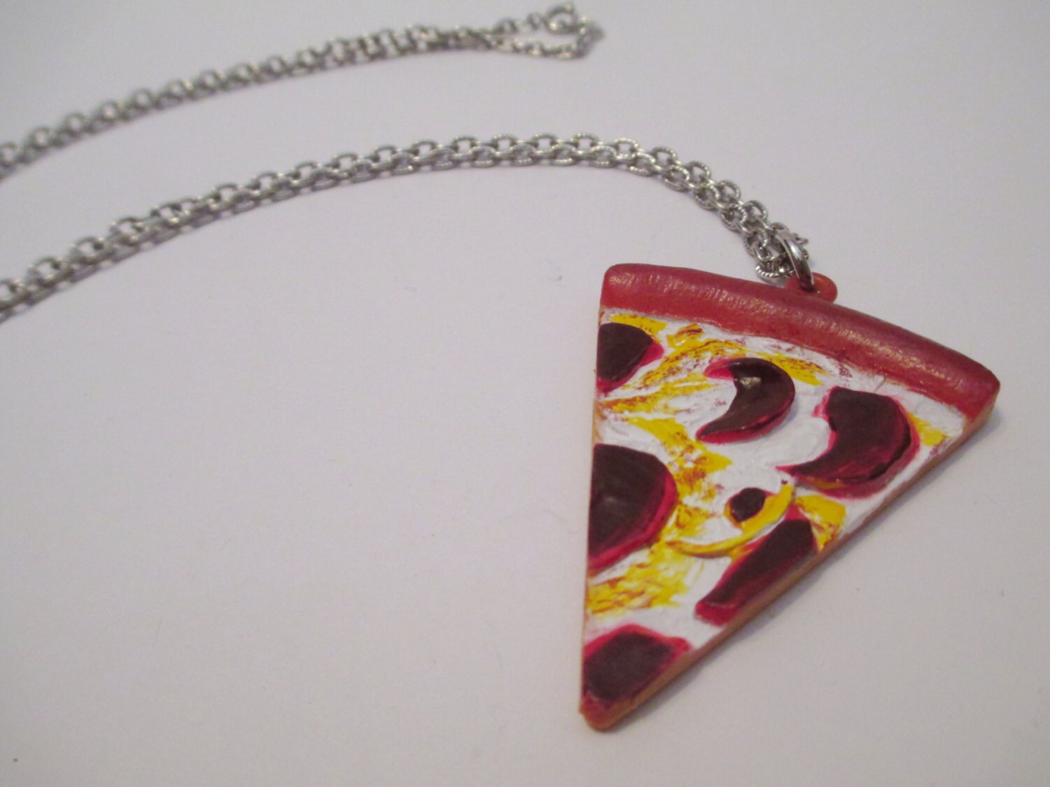 Pizza Necklace | Etsy