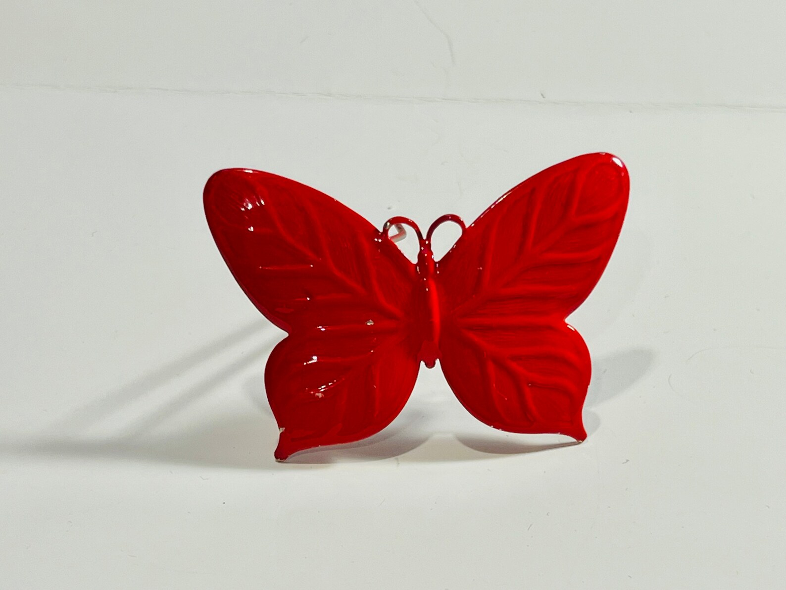 Vintage 1980s Bright Red Butterfly Hair Clip Barrette - Etsy