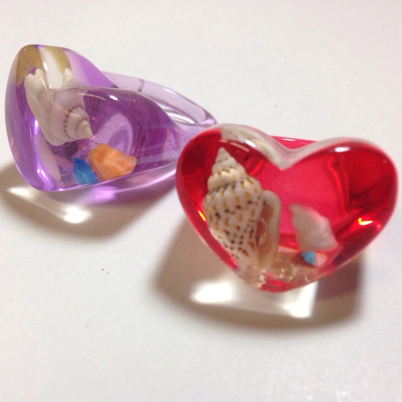 Lucite Ring - Etsy UK