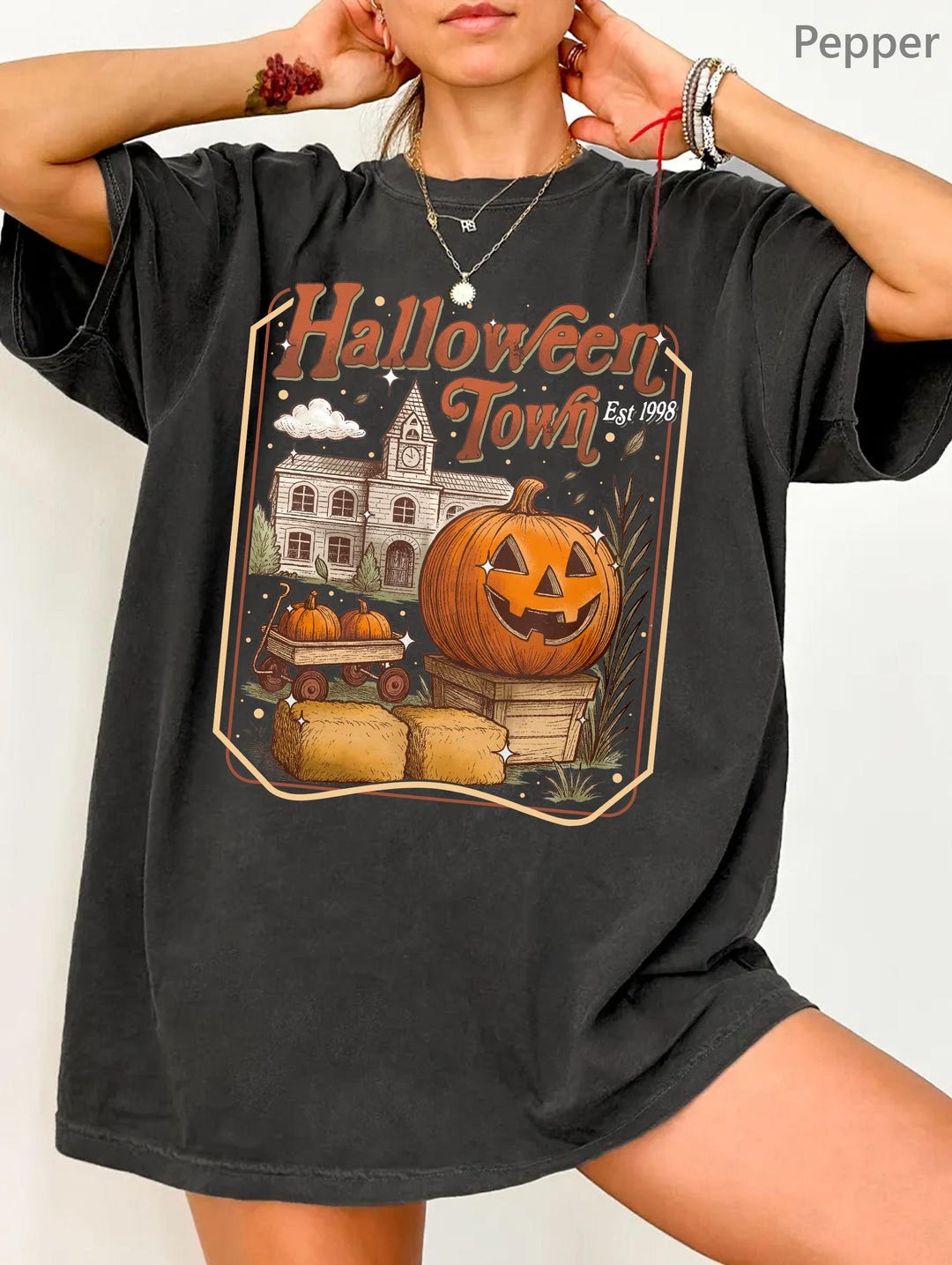 Halloweentown Est 1998 Comfort Colors® Shirt, Vintage Halloween ...