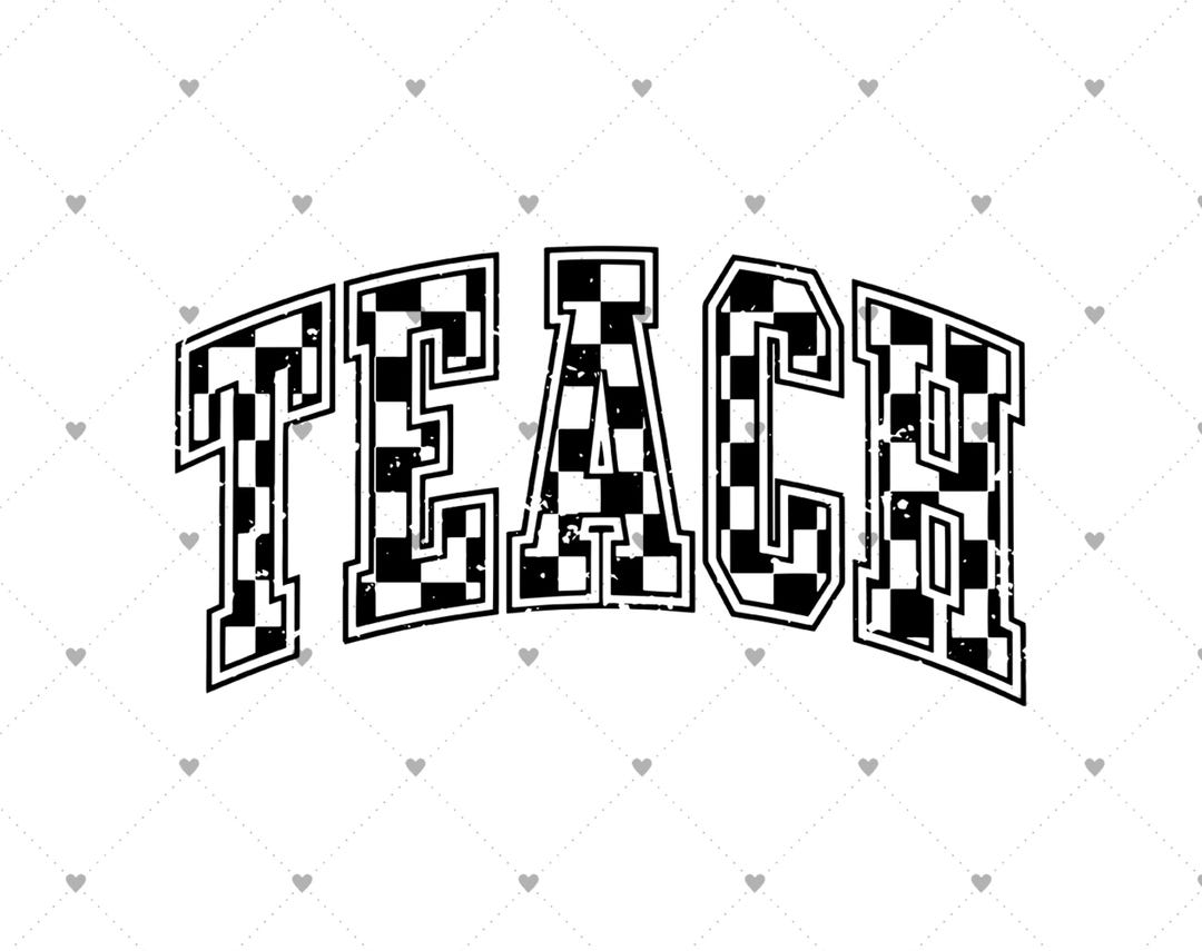 Retro Checkered Teacher Png, Cute Teacher Design, Teacher Appreciation ...