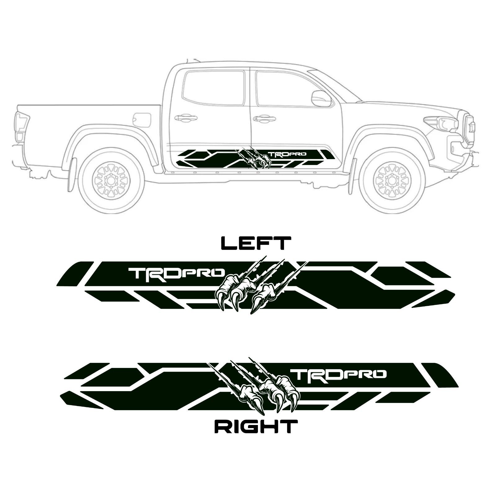 Toyota Tacoma TRD Side Skirt Decal, Avery Vinyl, Water & UV Resistant ...
