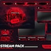 Eclipse Warlord Animated Stream Overlay Package, Animated Dark Vtuber ...