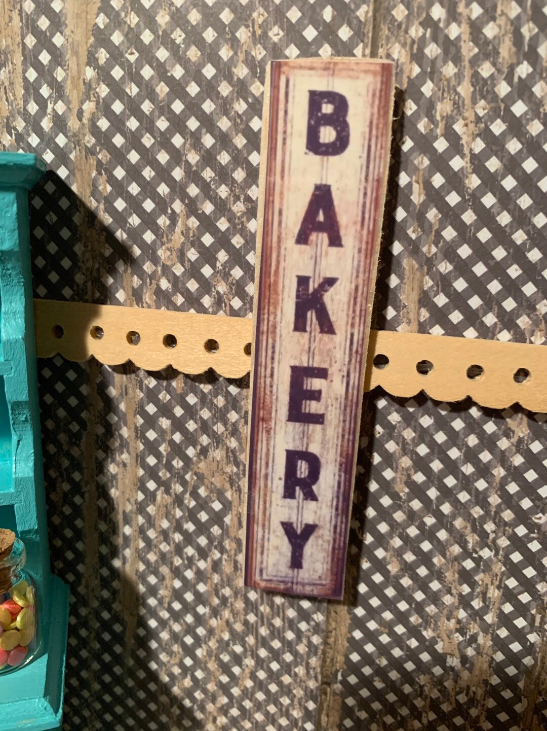 Miniature Rustic Bakery Sign - Etsy