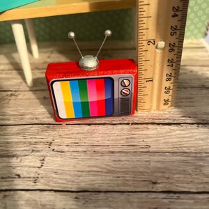 Miniature Retro Tv - Etsy
