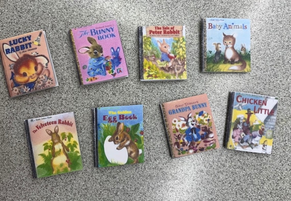 Miniature Easter Books - Etsy