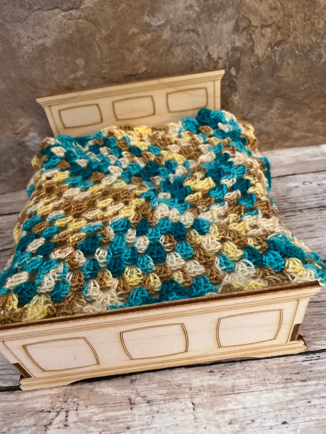 Miniature Crochet Blanket - Etsy