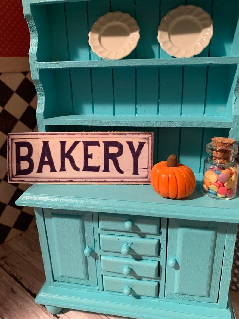 Miniature Rustic Bakery Sign - Etsy