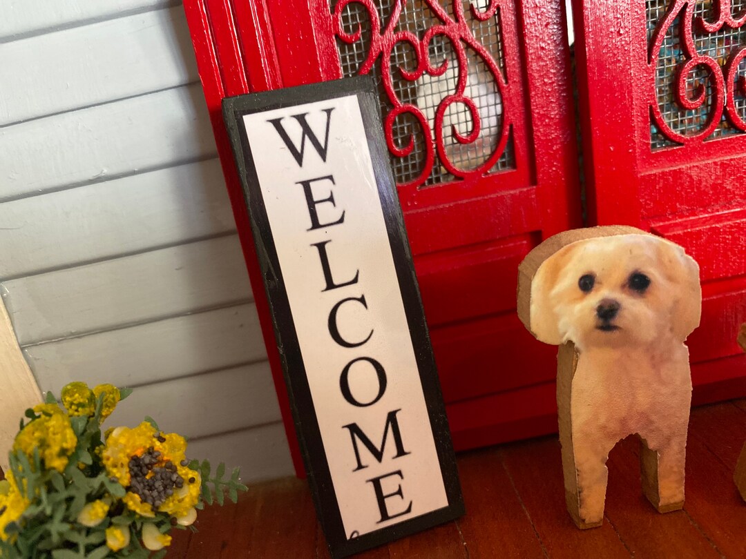 Miniature Welcome Sign - Etsy