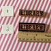 Miniature Library Sign - Etsy