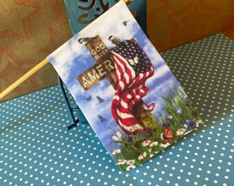 MINIATURE the FLAG of the United States Figures Figurine - Etsy