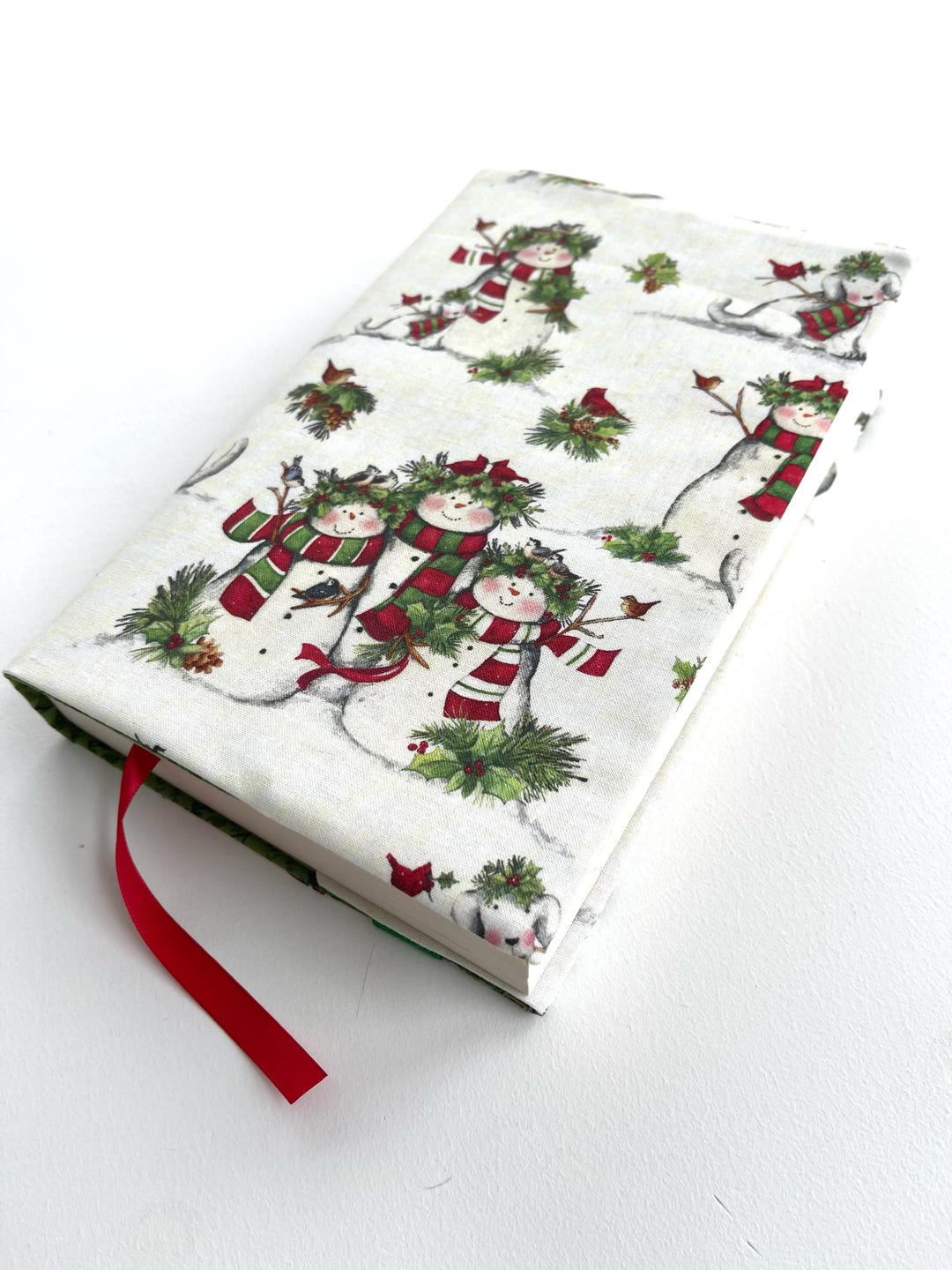Snowmen Book Cover: Christmas Winter Reader Gift - Etsy