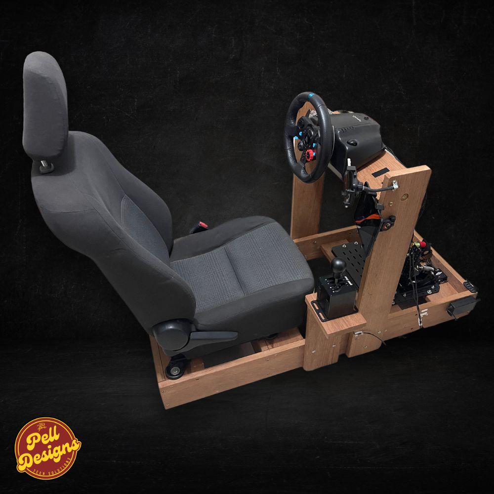 DIY Sim Racing Cockpit - Wooden Construction Plans - Etsy