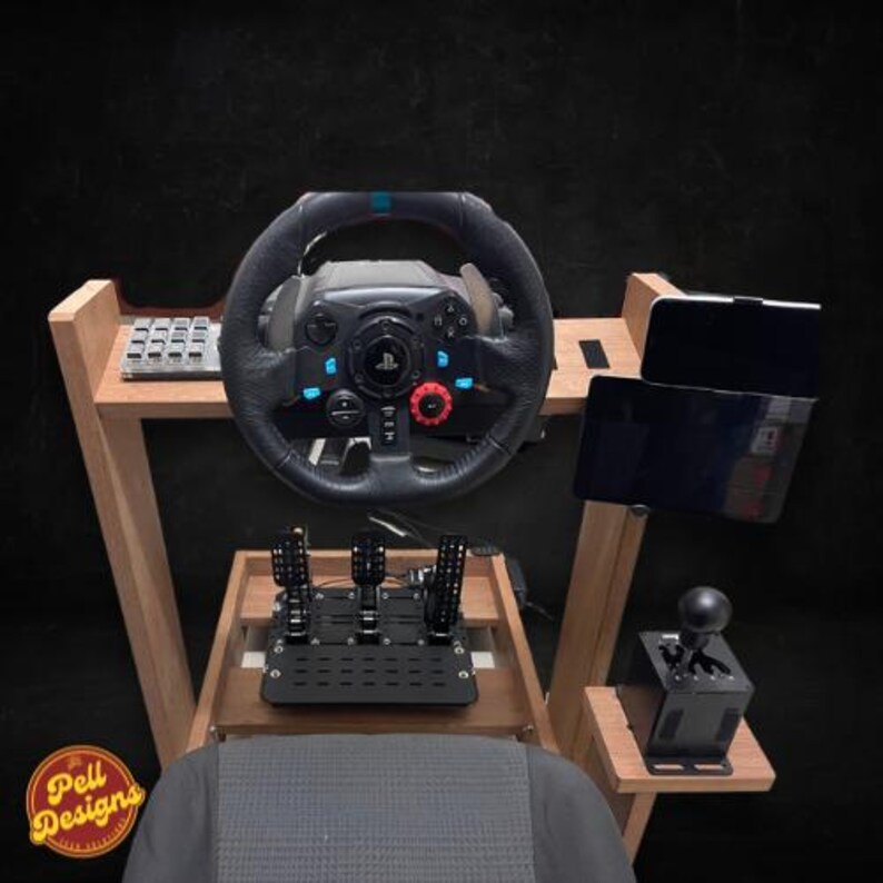 DIY Sim Racing Cockpit - Wooden Construction Plans - Etsy