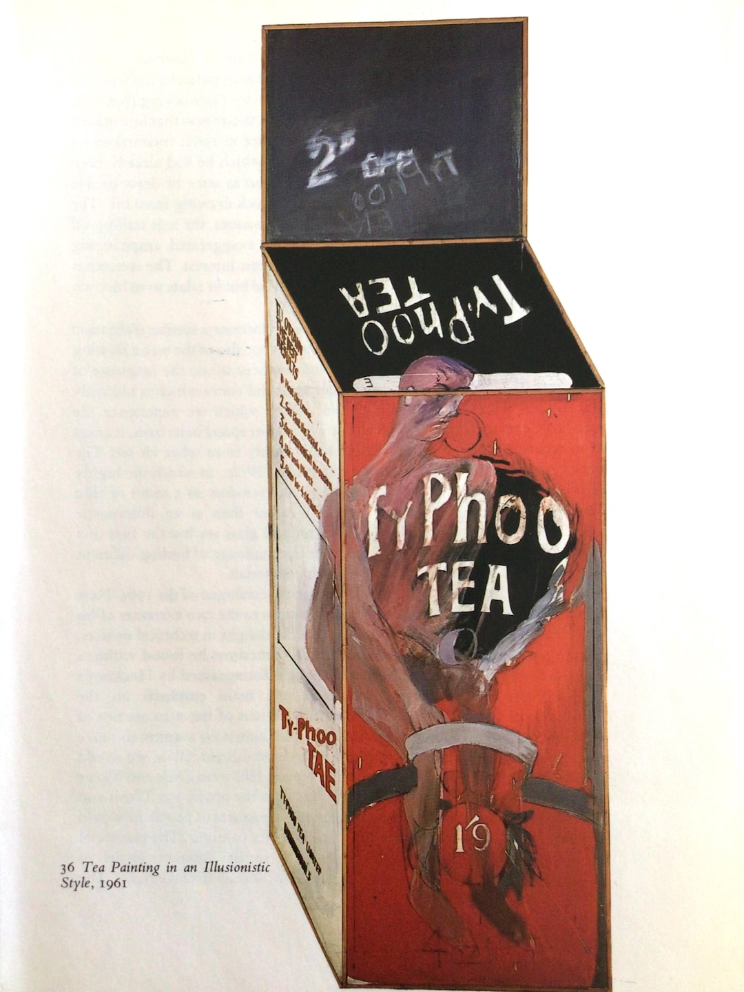 David Hockney, TEA PAINTING, Small Vintage Reproduction for Framing ...