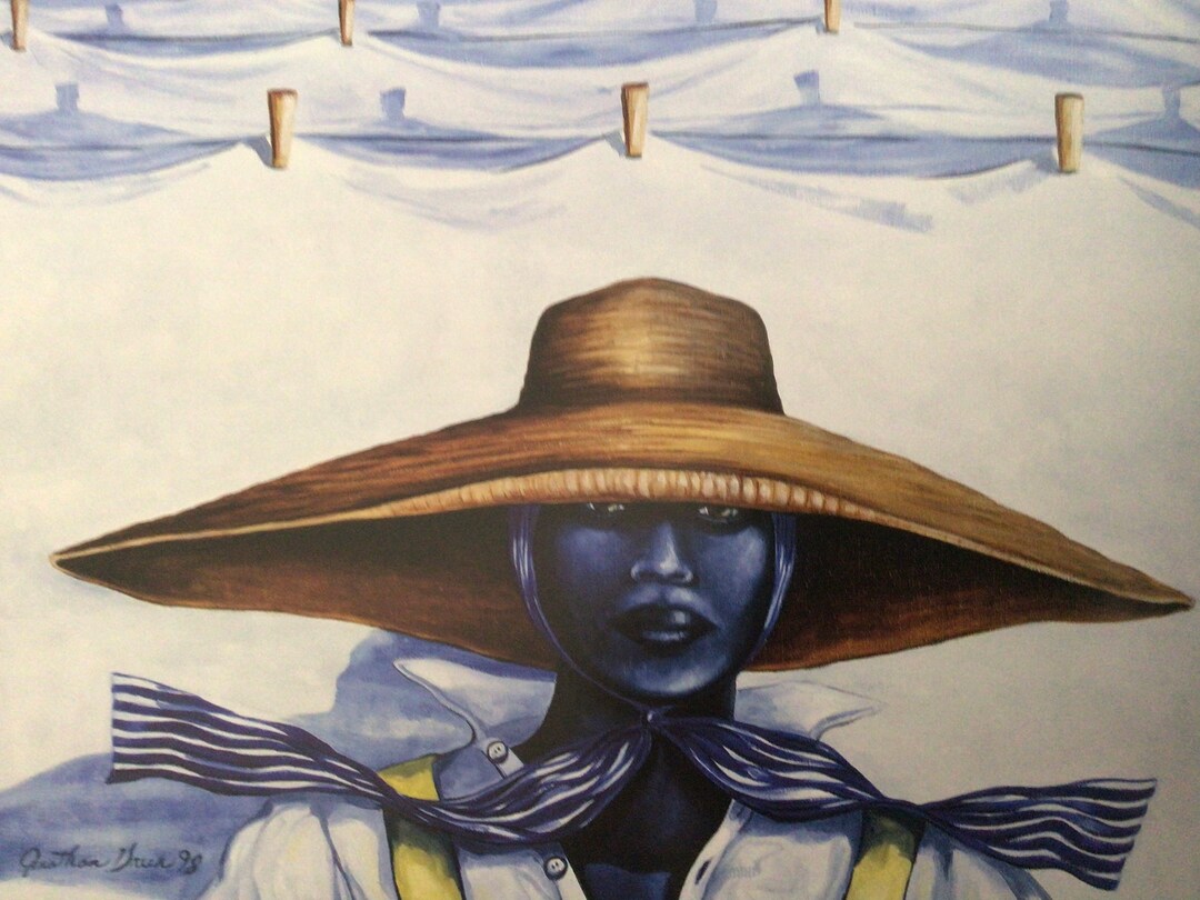 Gullah Gothic/earth to Earth, African American Art, 2-sided Book Page ...