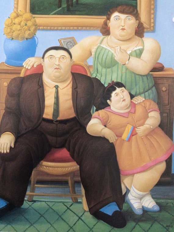Fernando Botero Paintings Family