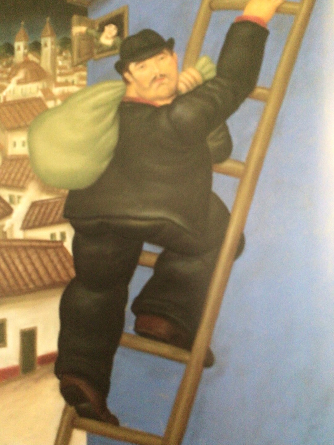 Fernando Botero, A Thief, Book Print for Framing, Naive Art, Whimsical ...