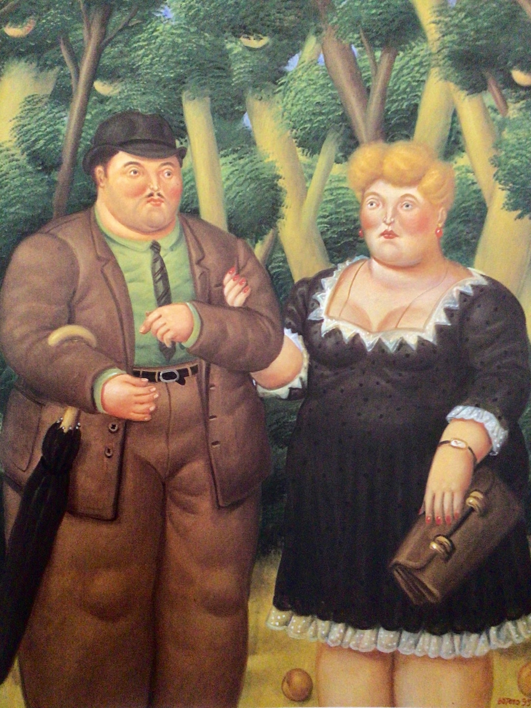 Fernando Botero, A Couple/the House, 2-sided Book Print for Framing ...
