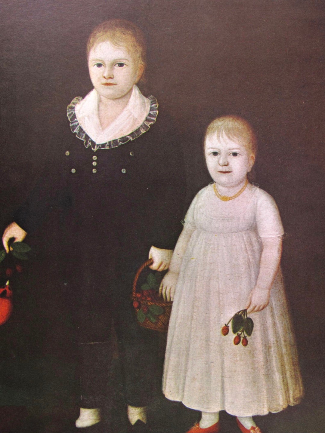 Edward and Sarah Rutter/The Sargent Family, American Primitive Painting ...