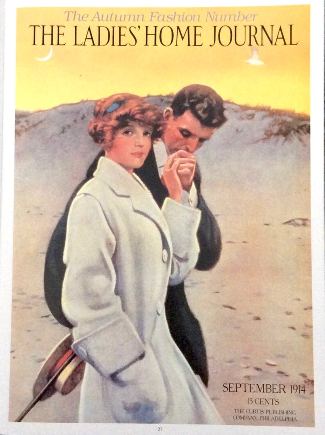 The Ladies’ Home Journal Magazine Cover, September 1914, 11 X 15 In ...